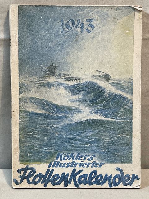 Bunker Militaria: Original WWII German Fleet Calendar 1943 Book ...