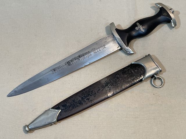 Bunker Militaria: Original Nazi Era German SS M33 Service Dagger with ...