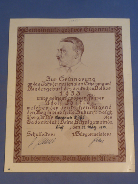 Bunker Militaria: Documents & Other Paper Items