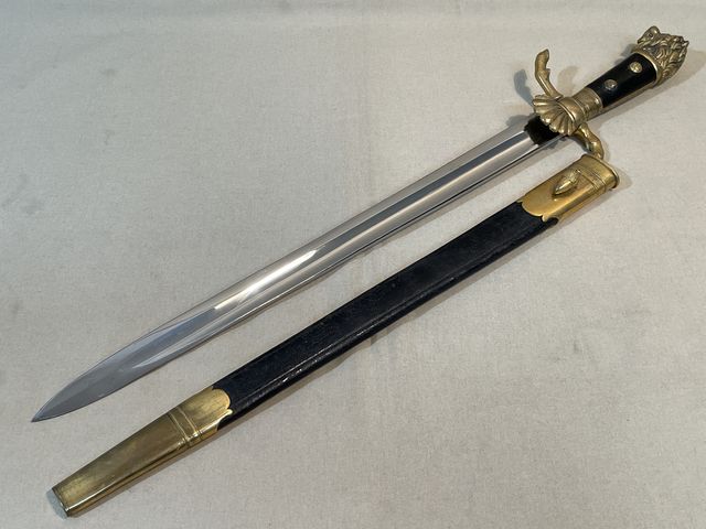 Bunker Militaria: Original 1860-80 Era Bavarian Forestry Officer's Cutlass