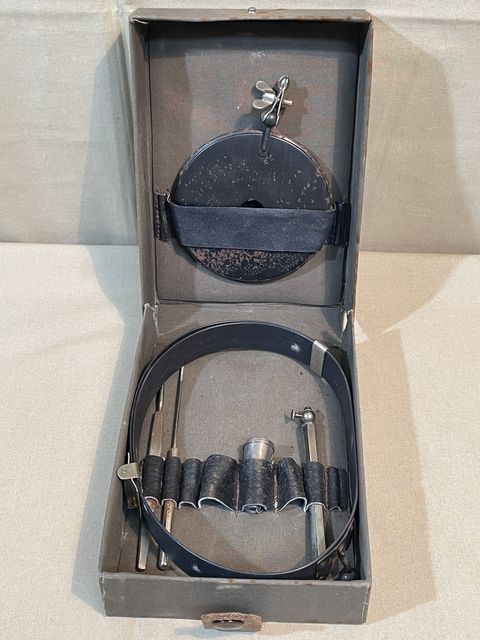 Bunker Militaria: Original WWII German Medical Set, Doctor's Head Mirror