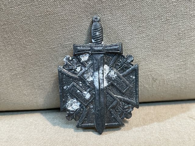 Bunker Militaria: Original Nazi Era German NSKOV Donation Lapel Pin