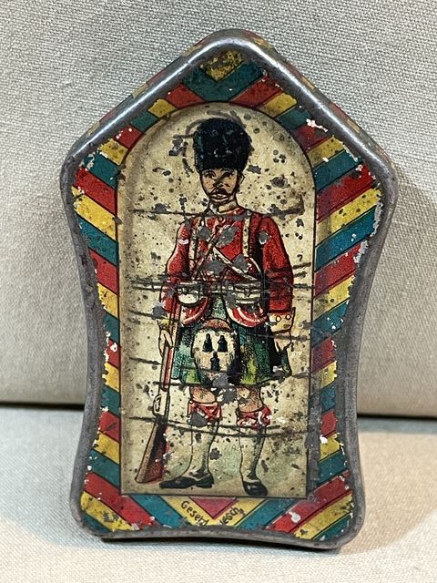 Bunker Militaria: Original WWI German Small Metal Box w/WWI Scottish ...