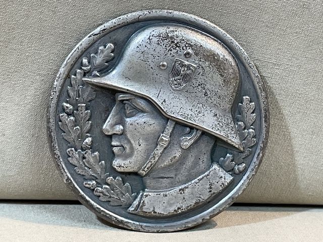 Bunker Militaria: Original WWII German Small Metal Plaque, From Service ...