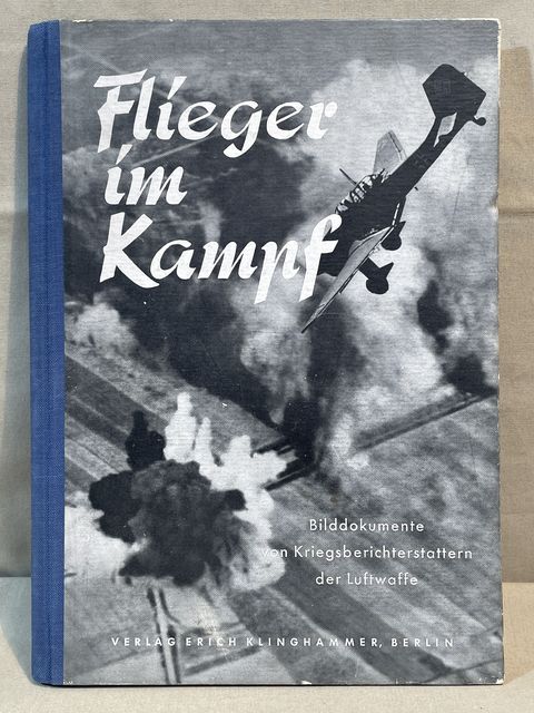 Bunker Militaria: Original WWII German Flyer in the Fight Book, Flieger ...
