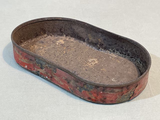 Bunker Militaria: Original WWII German Tin for Sardines, Made in Germany