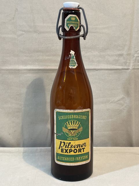Bunker Militaria: Original Nazi Era German Pilsener Export Beer Bottle ...