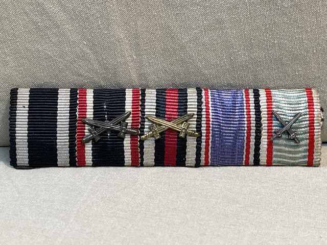 Bunker Militaria: Original WWII German 5 Position Ribbon Bar, 1914 Iron ...
