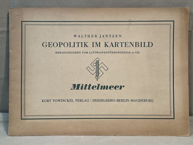 Bunker Militaria: Original WWII German Geopolitics with Maps USA Book ...
