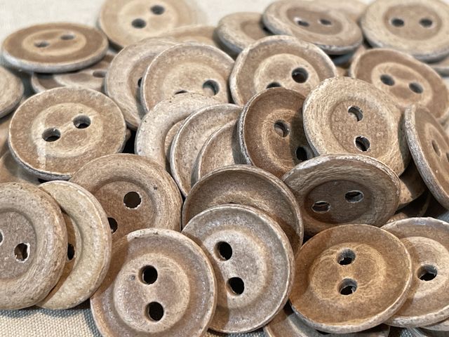 Bunker Militaria: Original WWII German Pressed Paper Buttons - 15mm