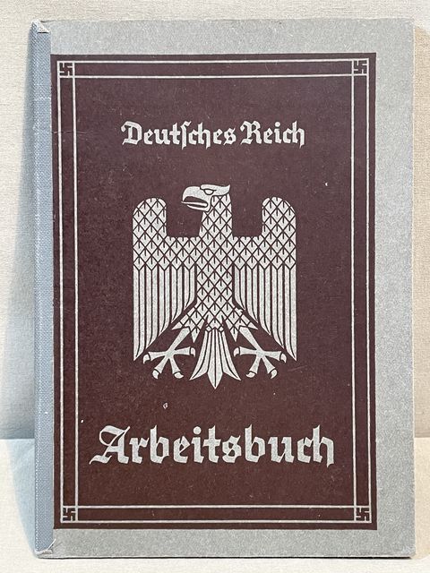 Bunker Militaria: Original Nazi Era German Arbeitsbuch, 1st Type