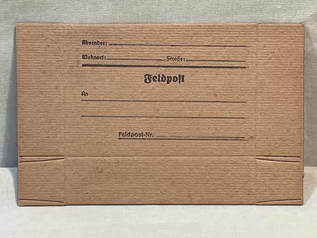 Bunker Militaria: Original WWII German Soldier's Feldpost Box, UNASSEMBLED!