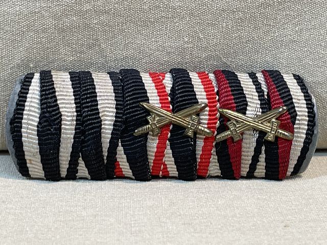 Bunker Militaria: Original WWII German 3 Position Ribbon Bar for Parade ...