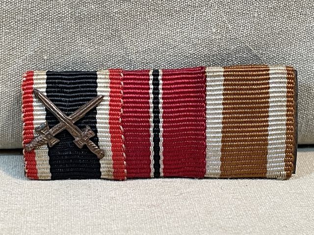 Bunker Militaria: Original WWII German 3-Position Ribbon Bar, War Merit ...