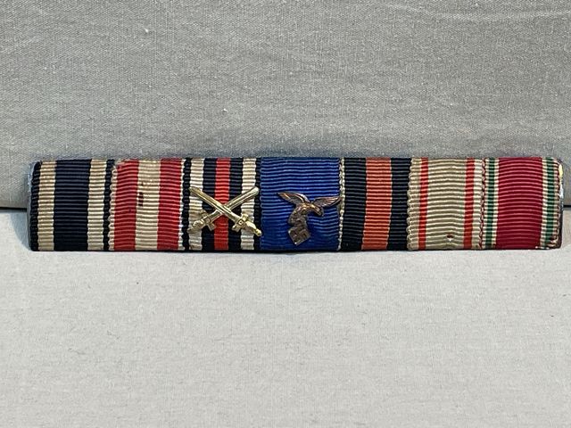 Bunker Militaria: Original WWII German 7-Position Ribbon Bar, 1914 Iron ...