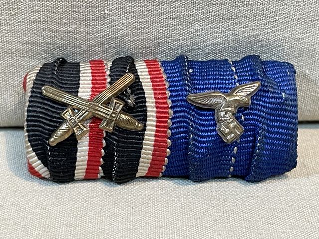 Bunker Militaria: Original WWII German LW 2-Position Parade Ribbon Bar ...