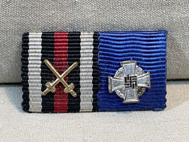 Bunker Militaria: Original Nazi Era German 2-Position Ribbon Bar ...