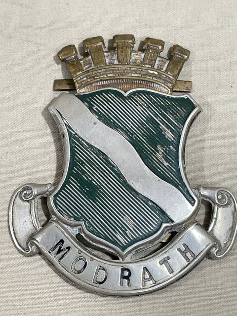 Bunker Militaria: Original WWI? German Metal Crest, MÖDRATH