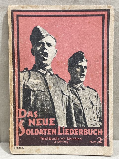 Bunker Militaria: Original WWII German Soldiers Song Book, Das Neue ...