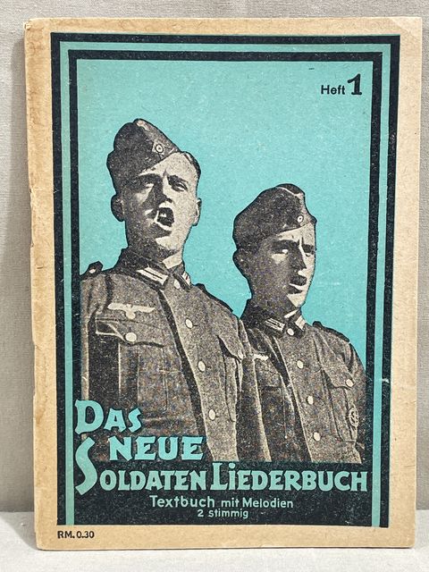 Bunker Militaria: Original WWII German Soldiers Song Book, Das Neue ...
