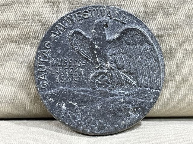 Bunker Militaria: Original Nazi Era German RZM Metal Tinnie, GAUTAG AM ...