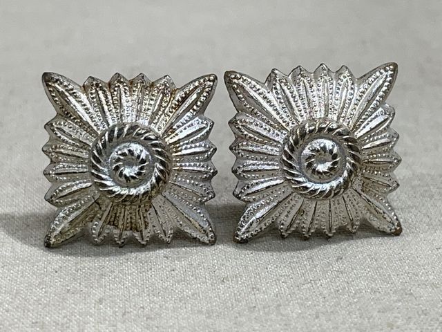 Bunker Militaria: Original WWII German Army NCO Rank Pips 15mm, Pair