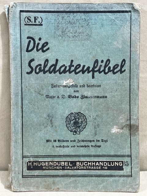 Bunker Militaria: Original Pre-WWII German Soldier's Manual, Die ...