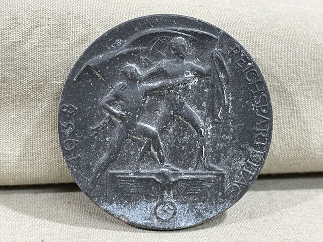 Bunker Militaria: Original Nazi Era German 1938 Party Day Cast Metal ...