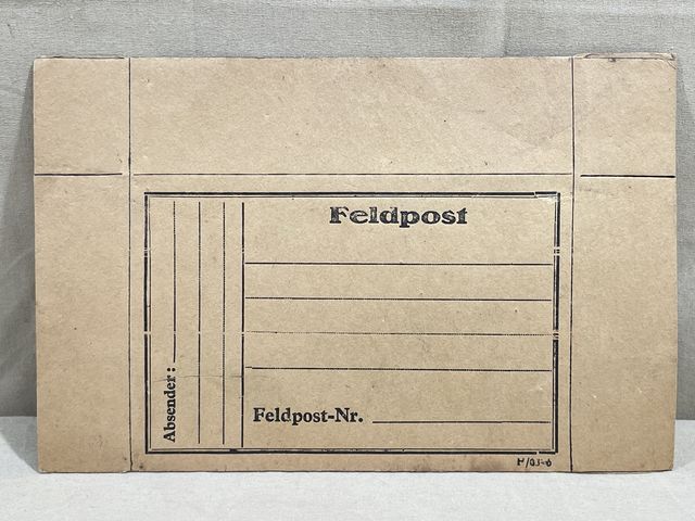Bunker Militaria: Original WWII German Soldier's Small Feldpost Box, UNUSED