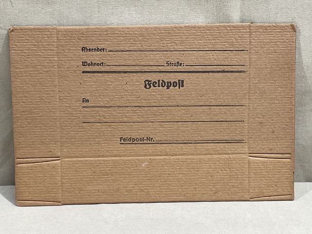 Bunker Militaria: Original WWII German Soldier's Feldpost Box, UNASSEMBLED!