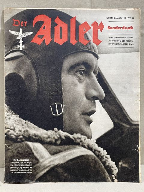 Bunker Militaria: Original WWII German Luftwaffe Magazine Der Adler ...