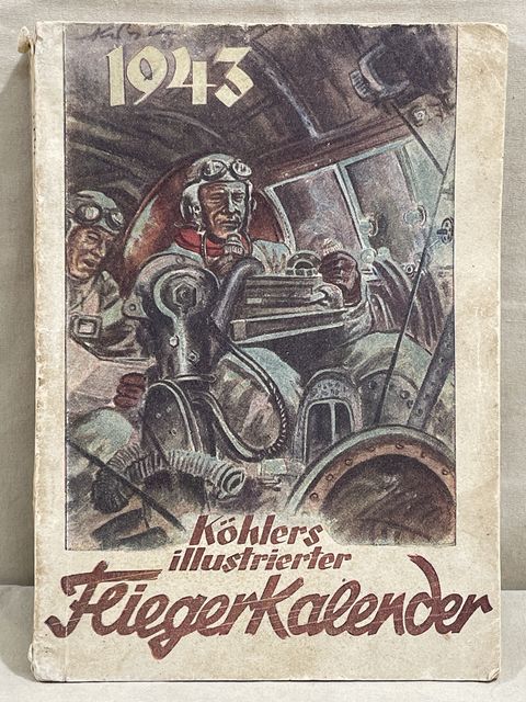 Bunker Militaria: Original WWII German Flyer's Year Book for 1943 ...