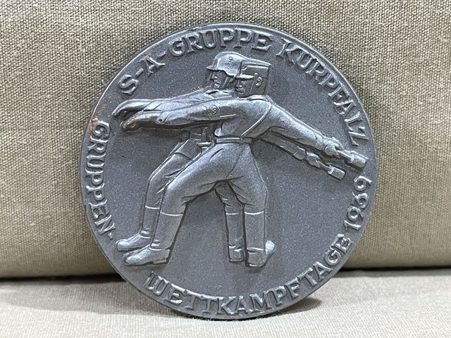 Bunker Militaria: Original Nazi Era German SA Plastic Tinnie, Gruppen ...