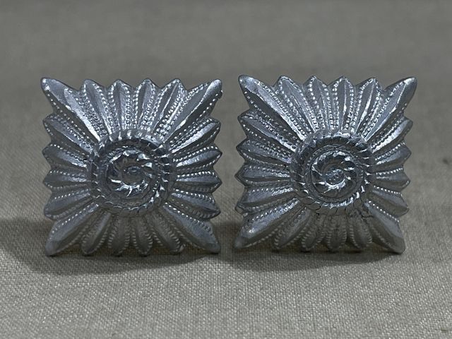 Bunker Militaria: Original WWII German Army NCO Rank Pips 15mm, Pair