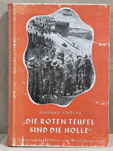 Bunker Militaria: Original WWII German THE RED DEVILS ARE HELL Book ...