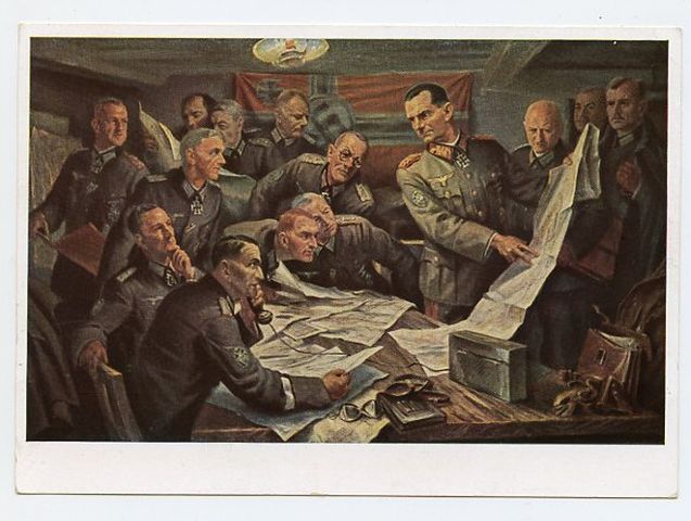 Bunker Militaria: Original WWII German Military Themed Postcard, House ...