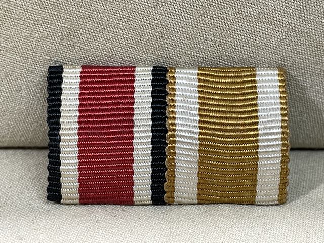 Bunker Militaria: Original WWII German 2 Position Ribbon Bar, 1939 Iron ...