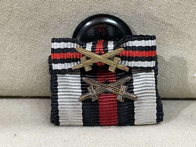 Bunker Militaria: Original WWII German Ribbon Bar & Button Hole Ribbon ...