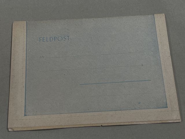 Bunker Militaria: Original WWII German FELDPOST Letter/Envelope