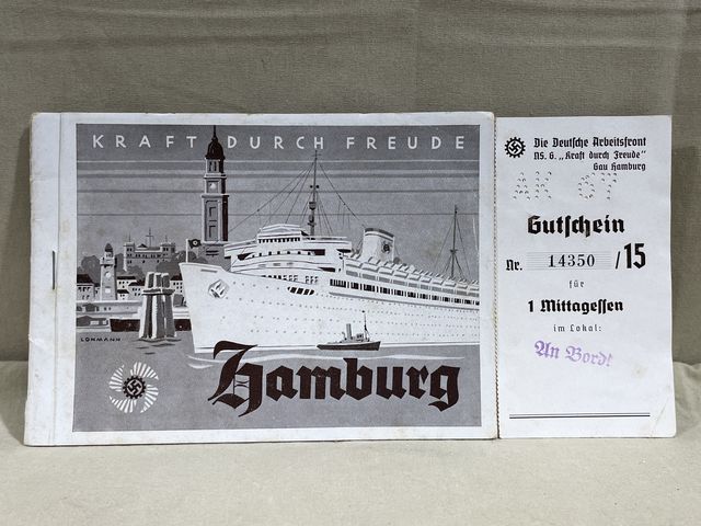 Bunker Militaria: Original Nazi Era German DAF Strength Through Joy ...