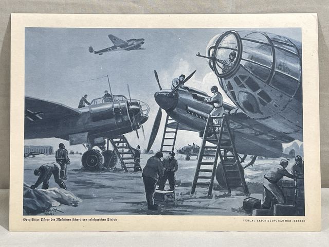 Bunker Militaria: Original WWII German Military Themed Print, Careful ...