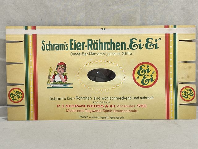 Bunker Militaria: Original WWII Era German Ration Item, Egg Spaghetti