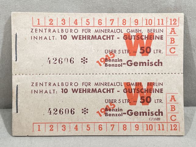 Bunker Militaria: Original WWII German Wehrmacht Booklets of 20 ...