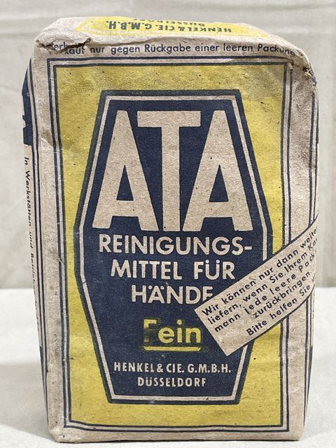 Bunker Militaria: Original WWII German ATA Brand Washing Soap, R.Pfg ...