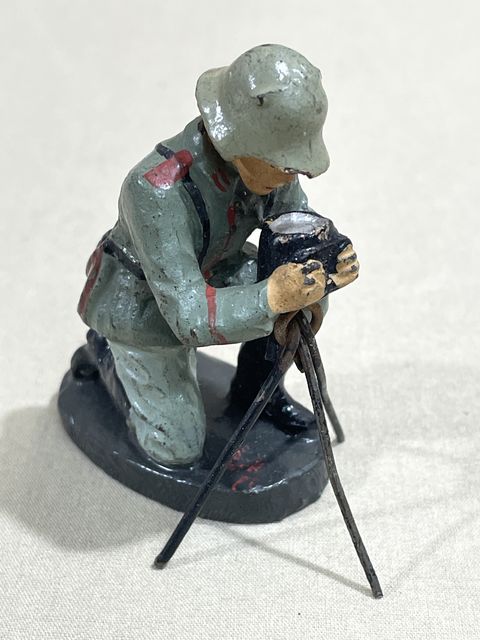 Bunker Militaria: Original Nazi Era German Toy Soldier w/Camera on a ...