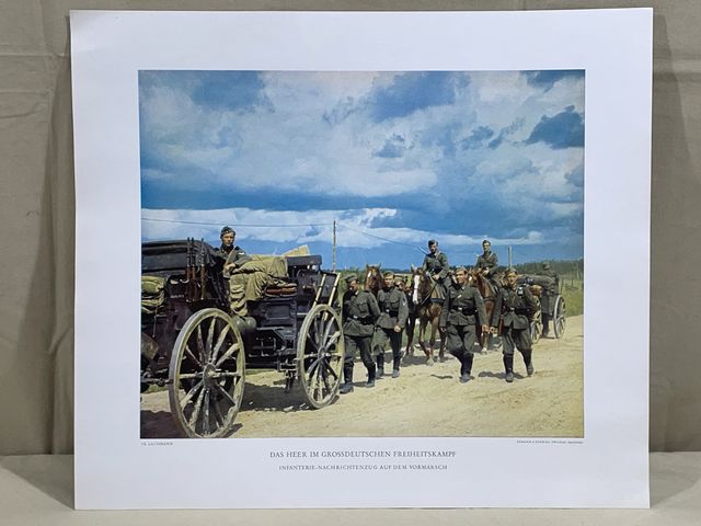 Bunker Militaria: Original WWII German Military Themed Color Print ...