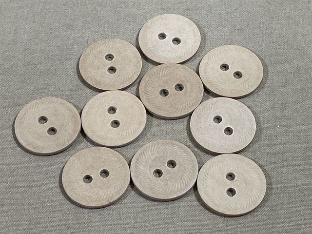 Bunker Militaria: Original WWII German 17mm Pressed Paper Buttons, Set ...