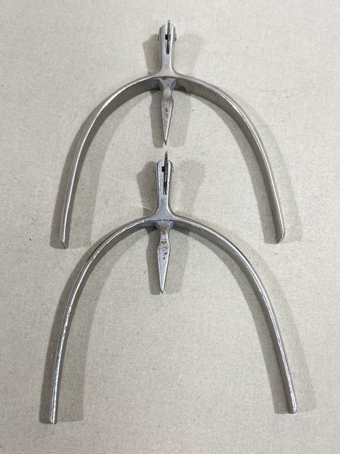 Bunker Militaria: Original WWII German Officer's Cavalry Spurs, Pair