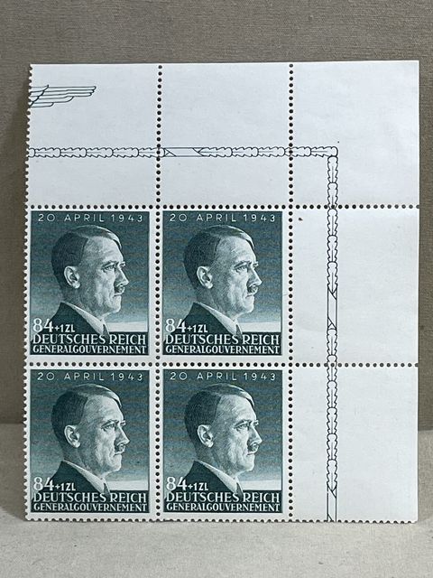 Bunker Militaria: Original Nazi Era German Postage Stamp Section from ...