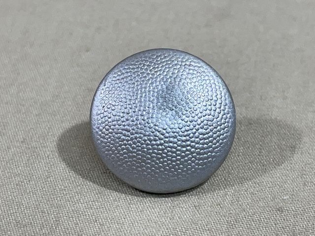 Bunker Militaria: Original WWII German 19mm Pebbled Button, Silver